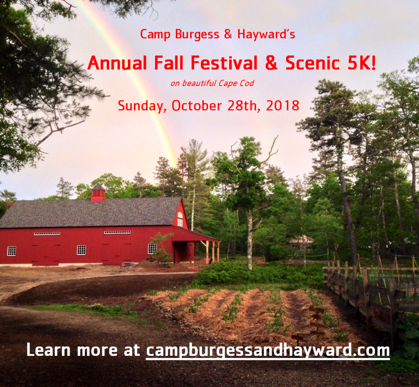 Save the Date for Camp's Fall Fest & 5K! - Camp Burgess & Hayward
